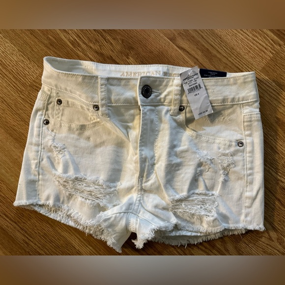 American Eagle Outfitters | Shorts | Nwt American Eagle High Rise White ...